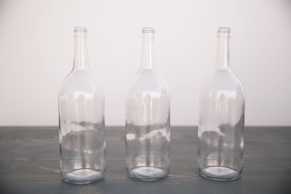 Clear 2 Liter Glass Bottles Out Of The Dust Rentals